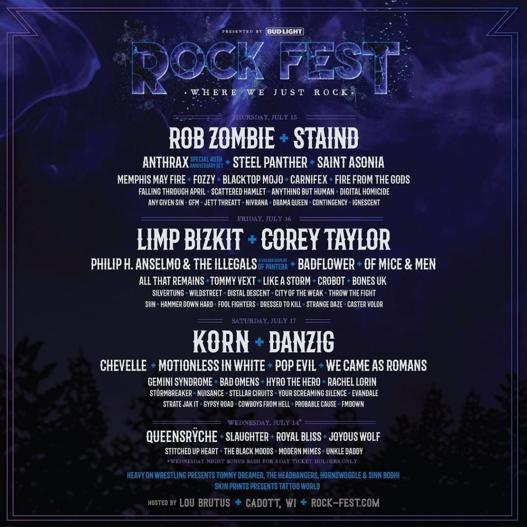 Corey Taylor Announces The Summer Festival He'll Co-headline With Rob ...