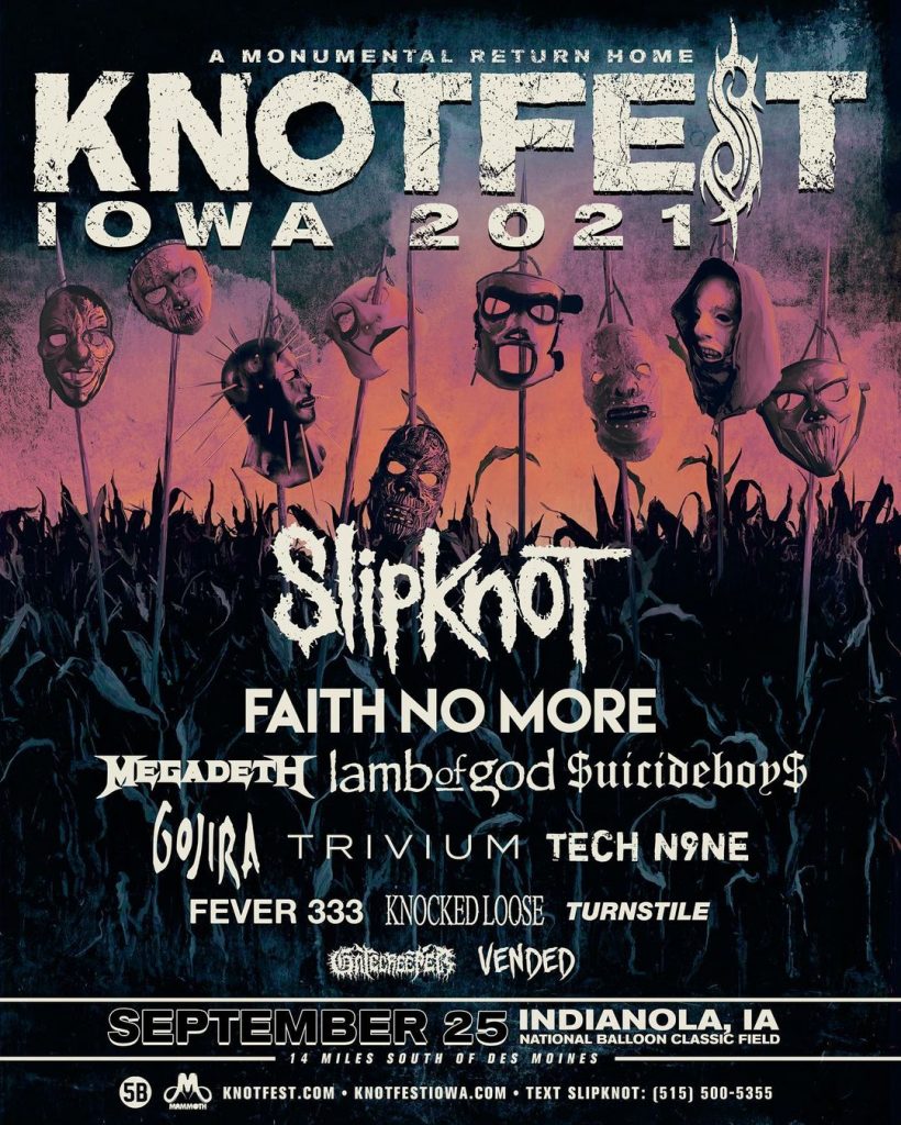 Slipknot Invites Fans To A Concert They'll Co-Headline With Megadeth ...