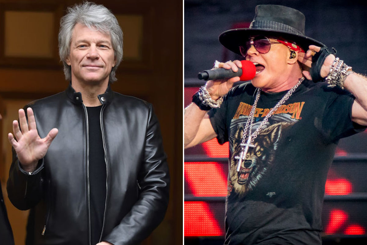 The Real Story Of The Feud Between Axl Rose And Jon Bon Jovi