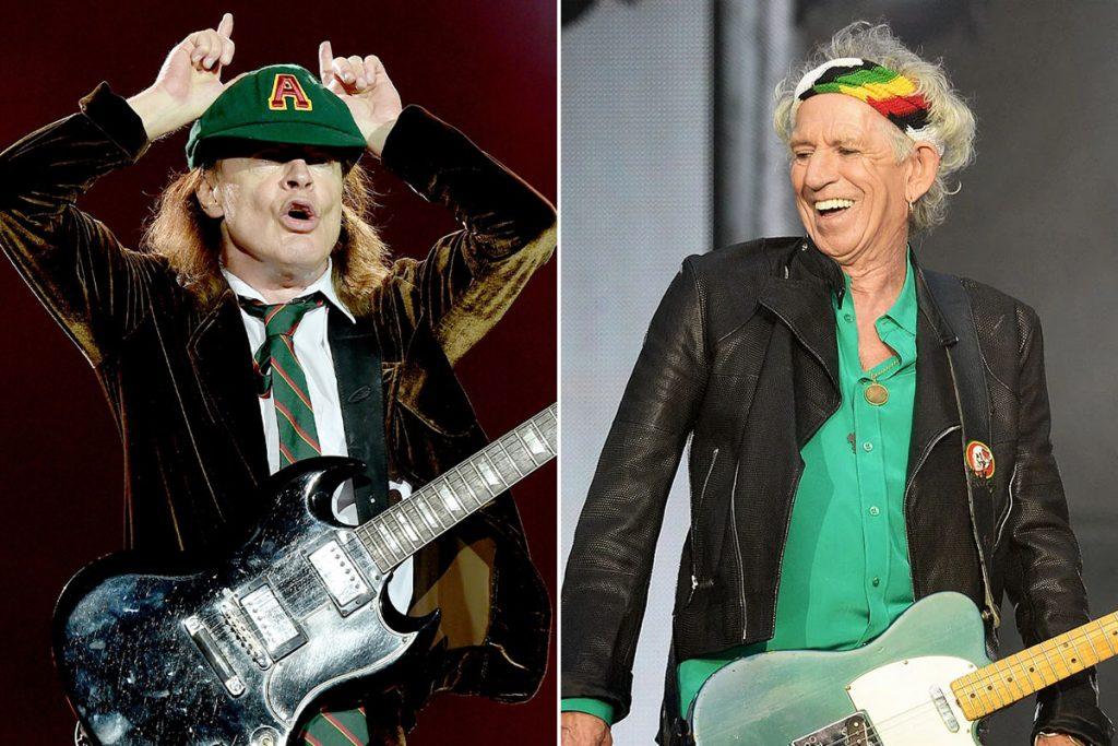 The Reason Angus Young Had Doubts About Meeting Keith Richards