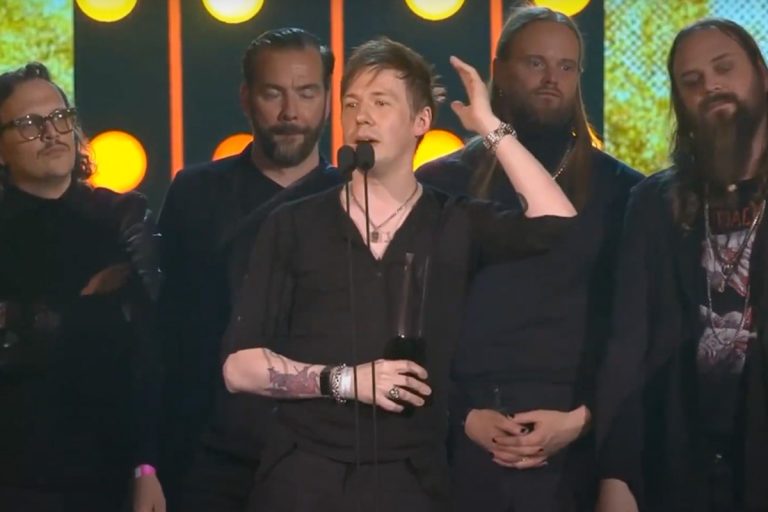 Tobias Forge Celebrates Ghost’s Win At The Swedish Grammis