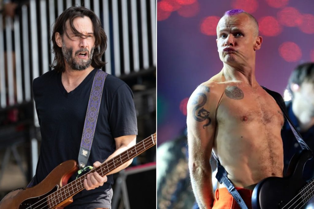 Keanu Reeves On Taking Bass Lessons From RHCP's Flea