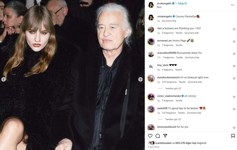 Victoria De Angelis and Jimmy Page Were Spotted Together At A Special Event
