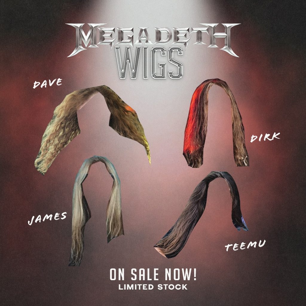 Megadeth Joke About Selling Dave Mustaine Wigs, Now Fans Really Want Them