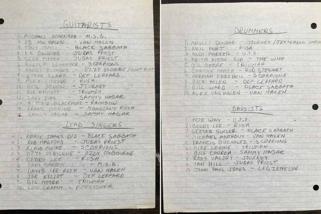 James Hetfield’s Handwritten Letter To Ex-Metallica Bassist Revealed