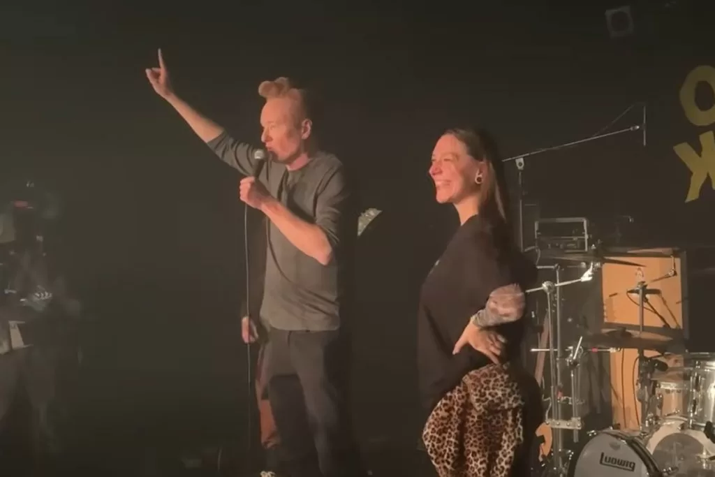 Conan O’Brien Joins Austrian Metal Band Onstage, Leaves With A Hernia!