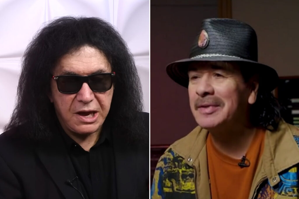 Gene Simmons Blasts Carlos Santana Over Stage Presence