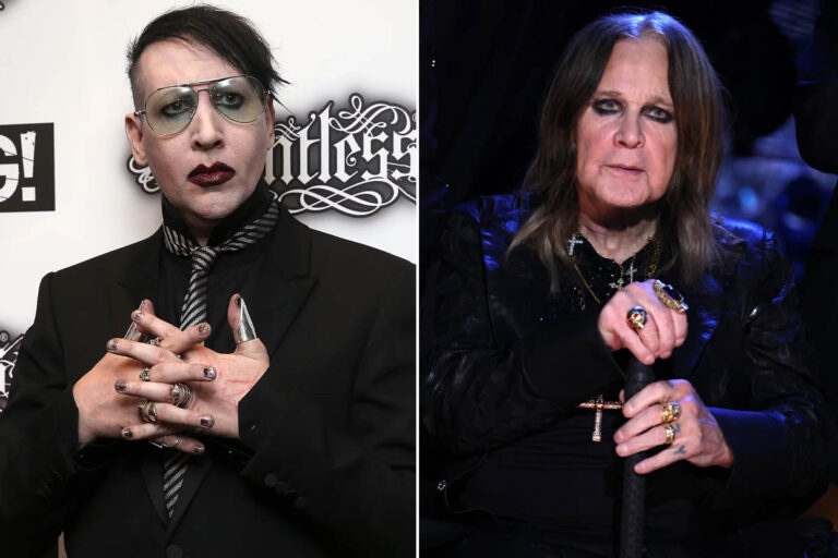 Marilyn Manson Releases Statement After Attending Ozzy Osbourne's Funeral