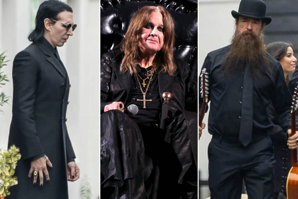 Ozzy Osbourne Laid To Rest Near England Home, Marilyn Manson, Zakk ...