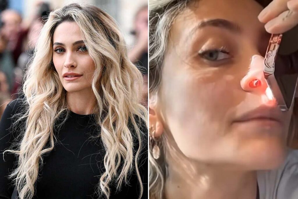 Michael Jackson's Daughter Paris Reveals Hole in Her Nose Due to Drug Use