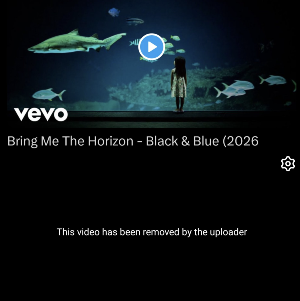 Bring Me The Horizon Deletes 'Black And Blue' Video After Facing ...